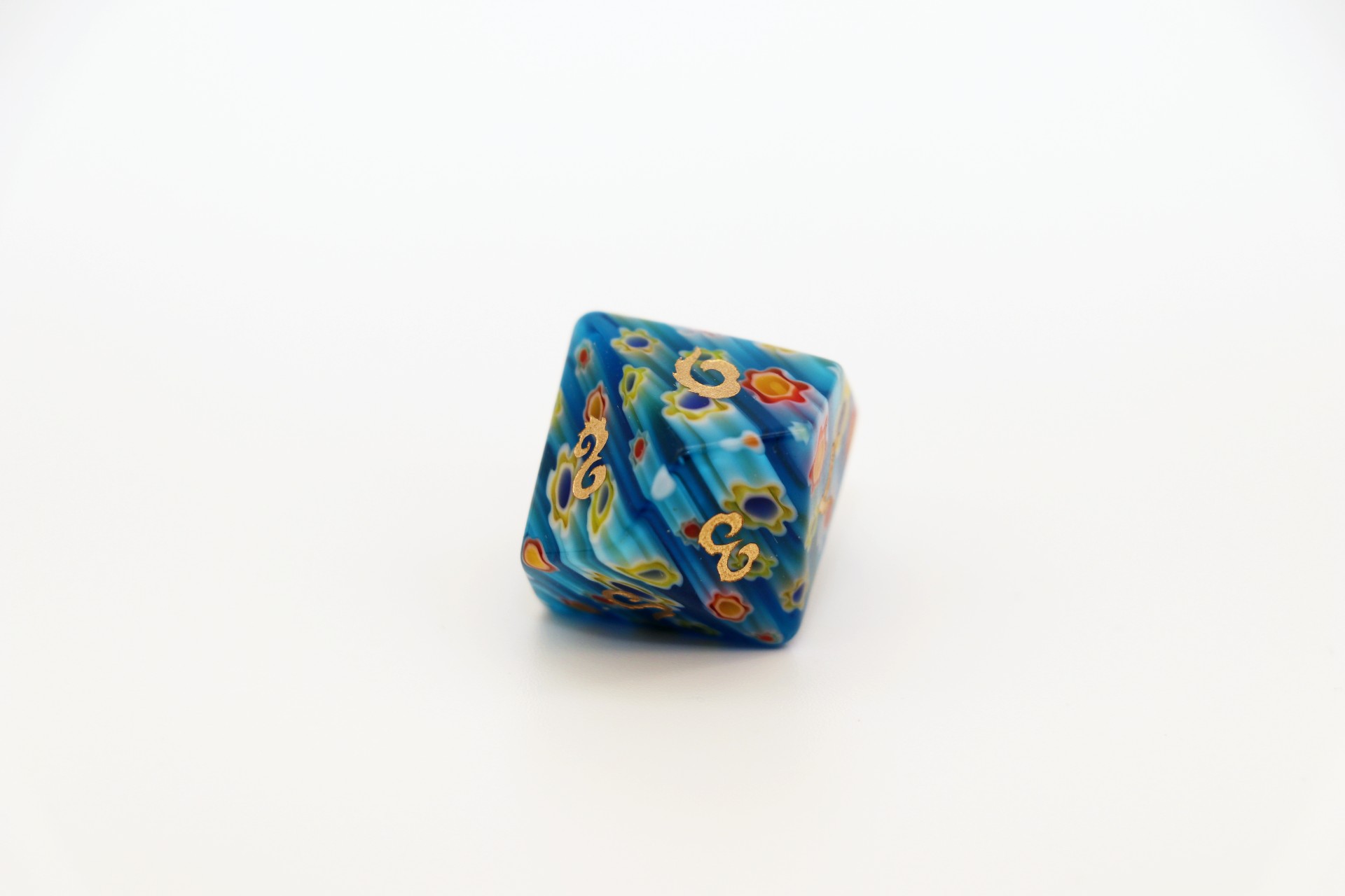 Blue Glass d10 (1) – Bookwyrm Games