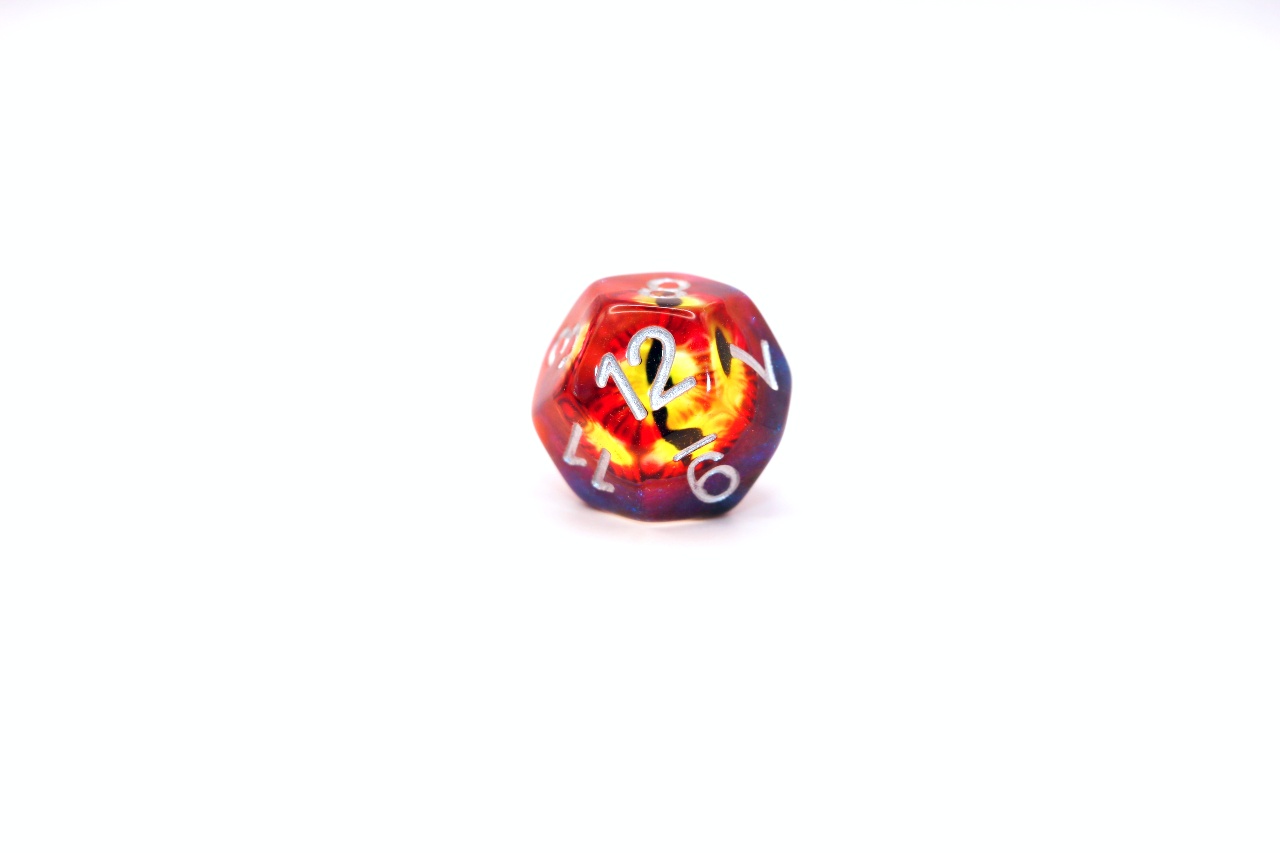 Red Eyed Demon d12 – Bookwyrm Games