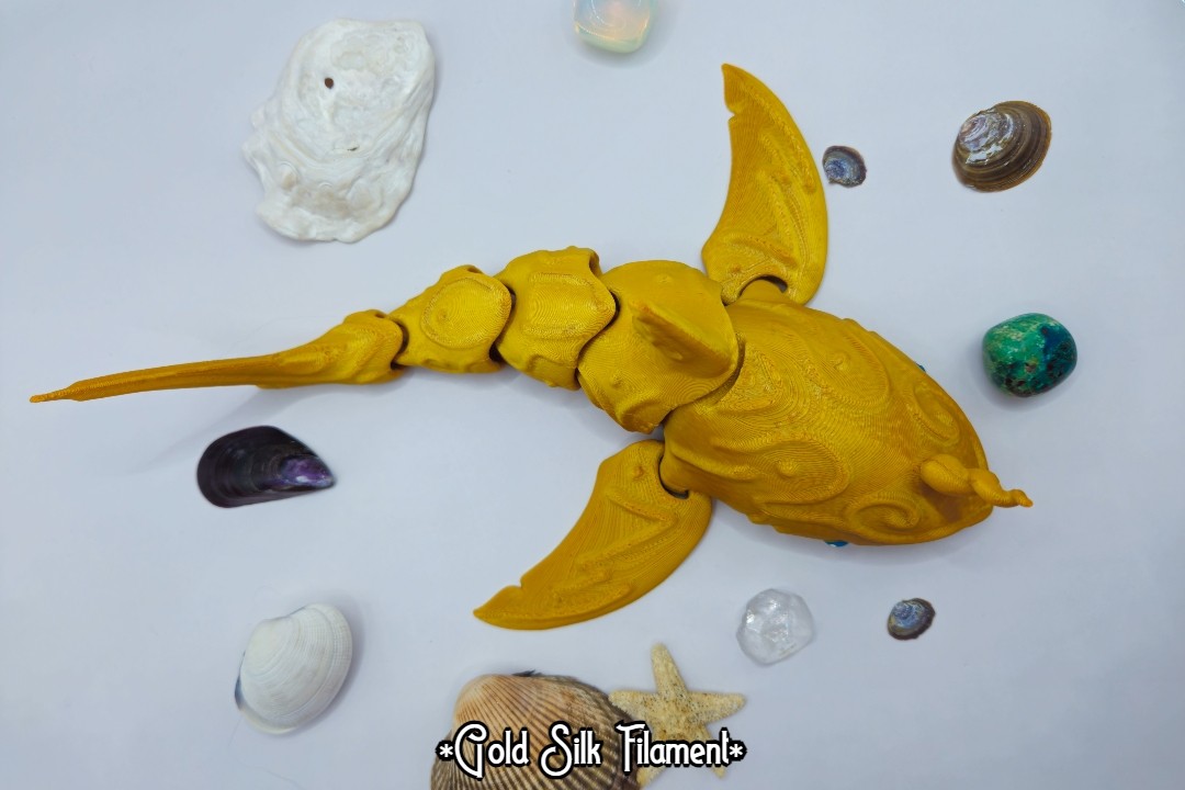 Fae Sharkicorn Gold Silk 2 – Bookwyrm Games